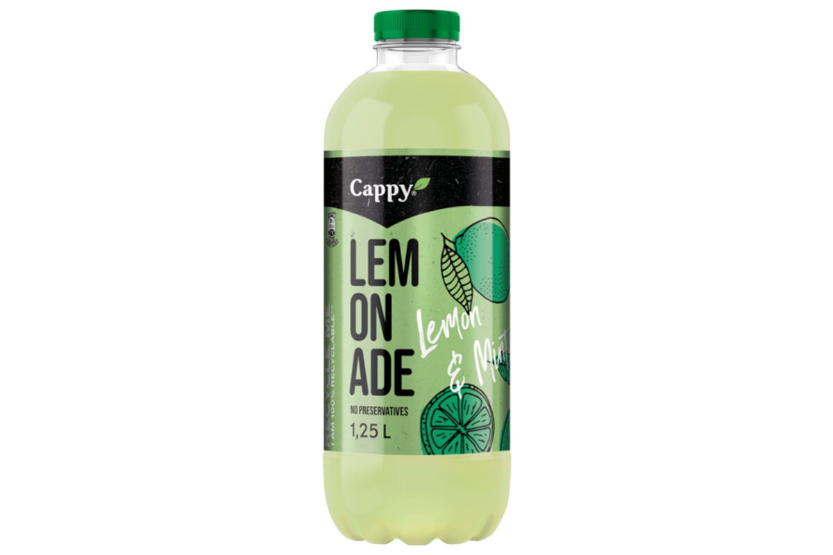 Cappy LEMONADE Citrón a mäta 1,25 l PET