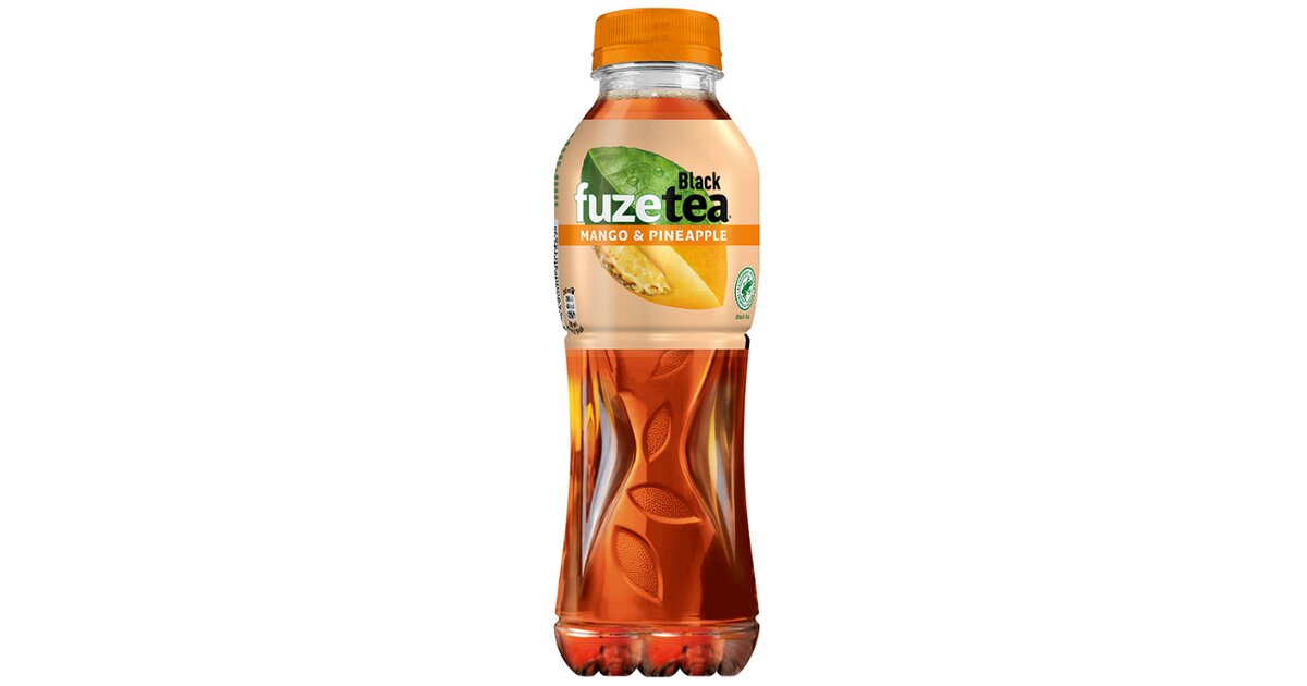 FUZE TEA čierny mango + ananás 0.5 l PET