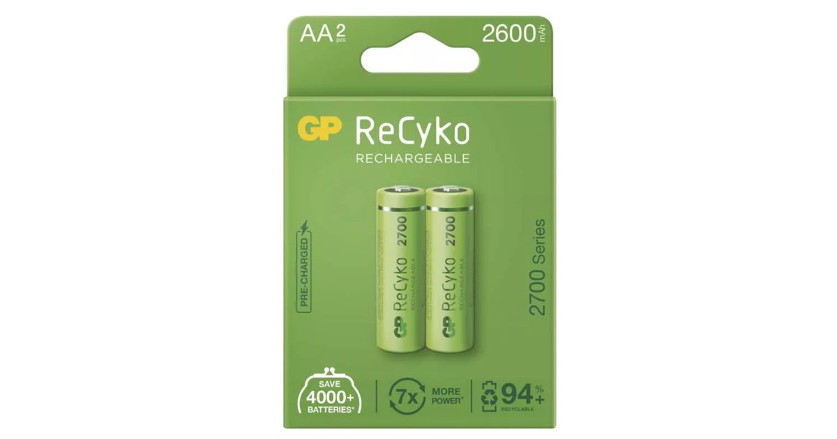GP ReCyko HR6 (AA) 2600mAh 2ks