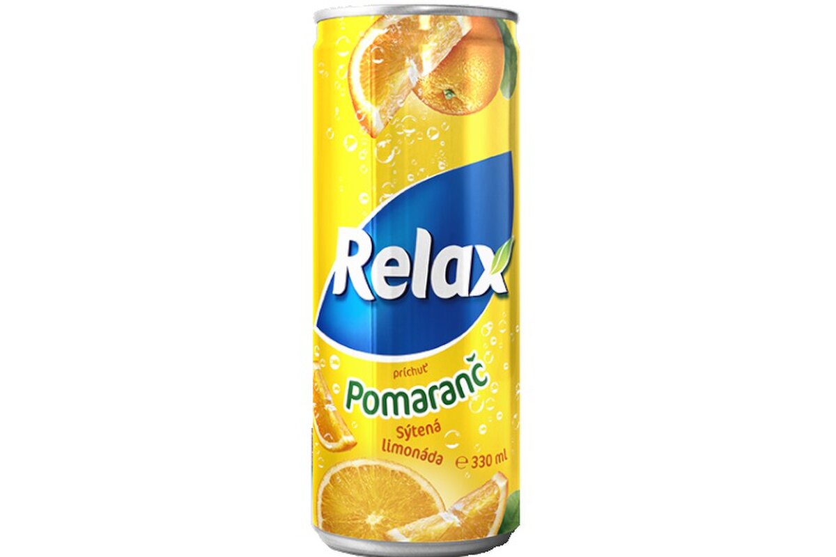 Relax PLECH pomaranč 330 ml ZALOHA