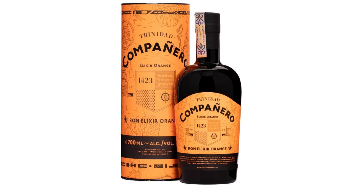 Rum Companero Trinidad Orange 40% 0.7 l tuba