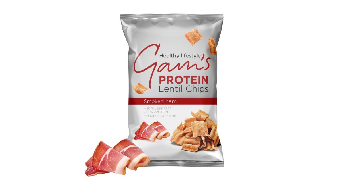 Gam's Proteín Chipsy Údená Šunka 65g gams-shop.sk