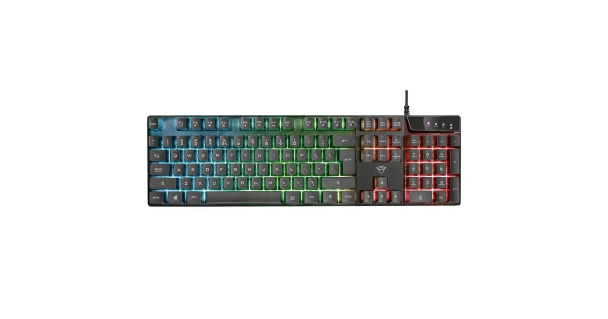 Trust GXT 835 Azor Illuminated Gaming Keyboard CZ/SK